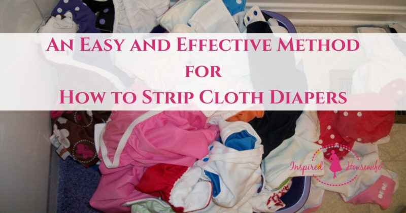 Stripping Cloth Diapers Easy As 123
